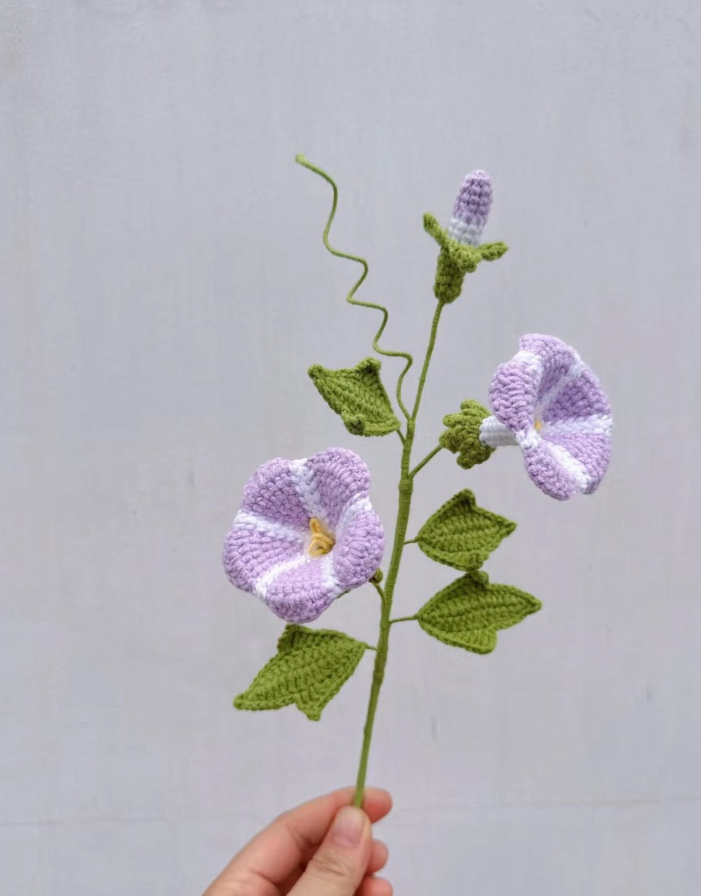 Morning glory crochet pattern, English pdf pattern, flower bouquet DIY ...