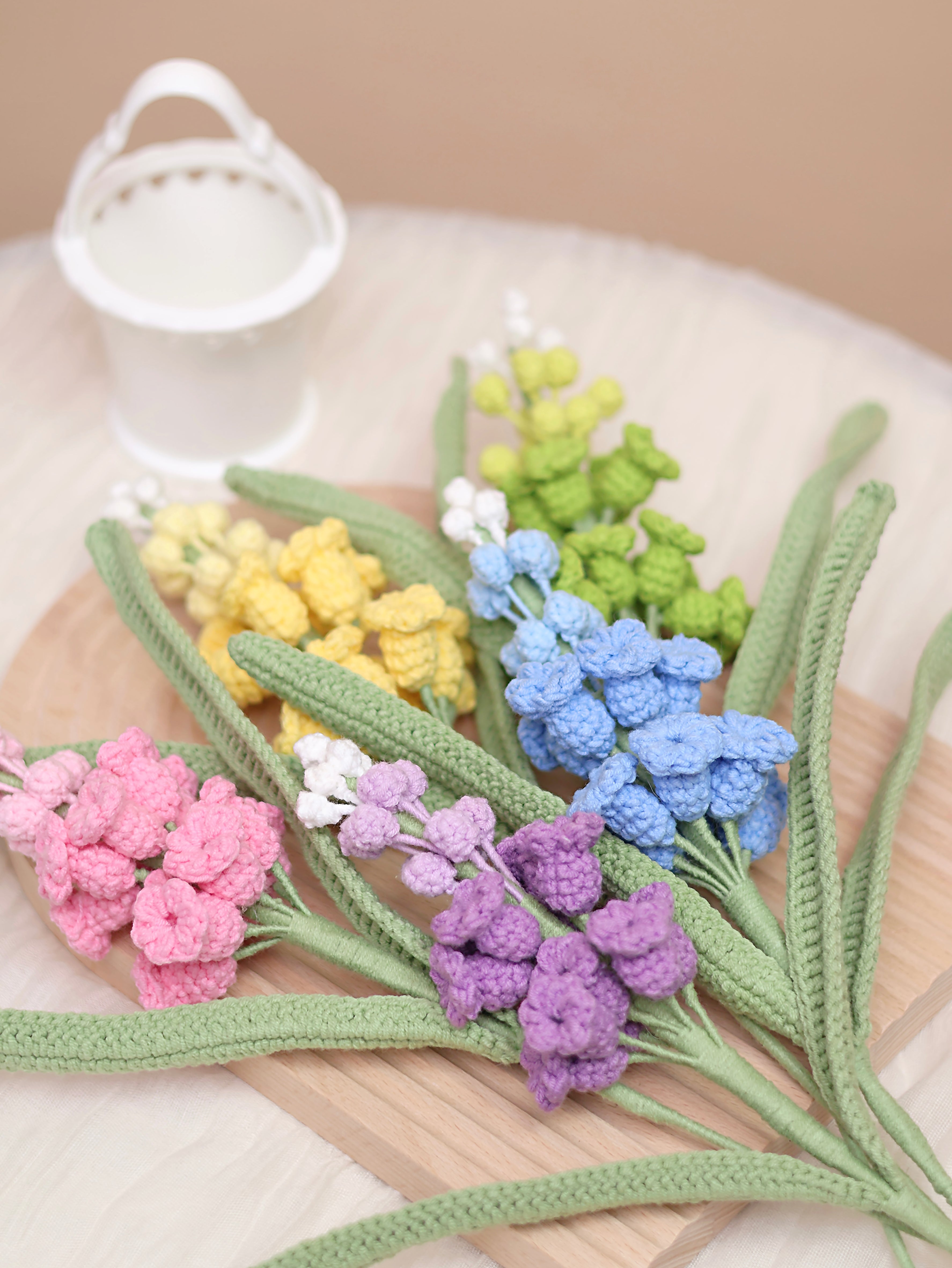 Lilyrosy Crochet Hyacinth Flowers Patterns with Step-by-Step Video Tut ...
