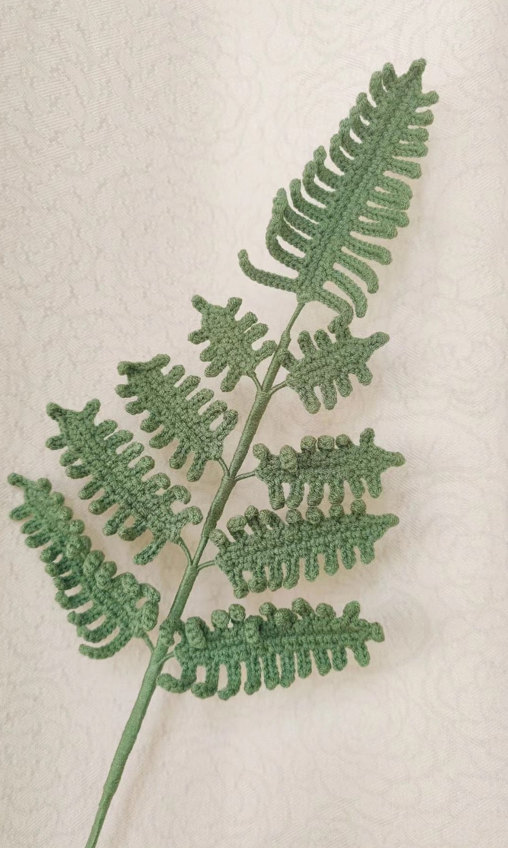 Lilyrosy Crochet fern leaf patterns with step by step video tutorial ...