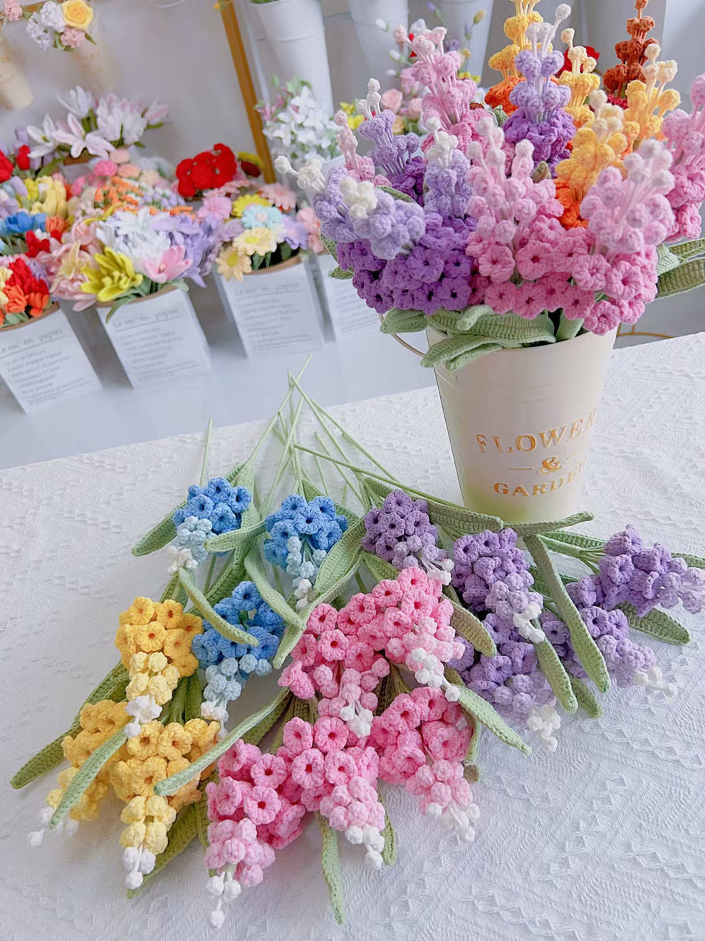 Lilyrosy Crochet Hyacinth Flowers Patterns with Step-by-Step Video Tut ...