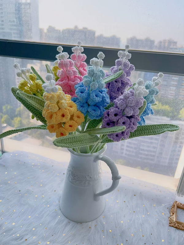 Lilyrosy Crochet Hyacinth Flowers Patterns with Step-by-Step Video Tut ...