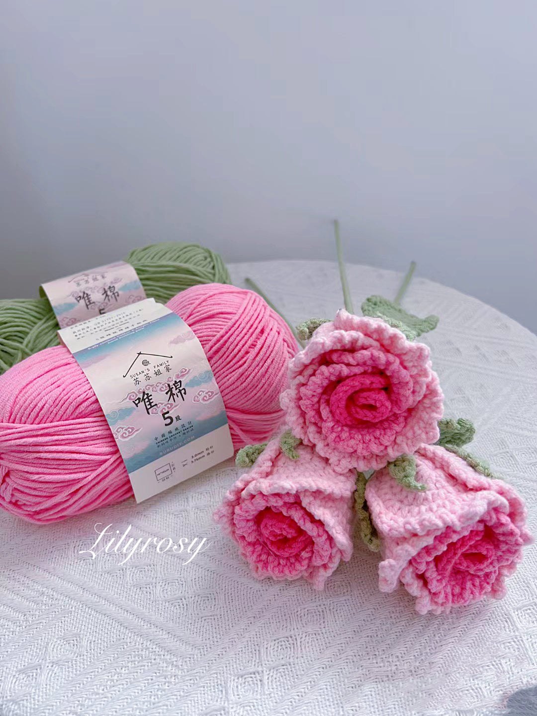 Lilyrosy Crochet Rose Patterns with Step by Step Video Tutorial – lilyrosy